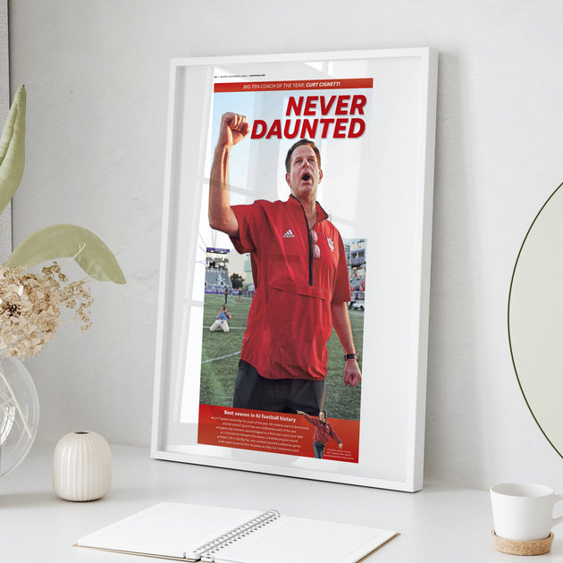 IU Coach Curt Cignetti Coach of the Year Front Page Wall Art – Pediment ...