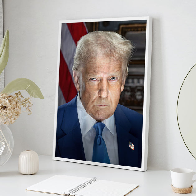 President Donald Trump White House Portrait Wall Art – Pediment Publishing