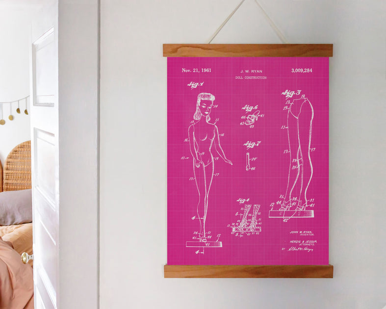 Doll Patent Poster (4 Design Options) – Pediment Publishing