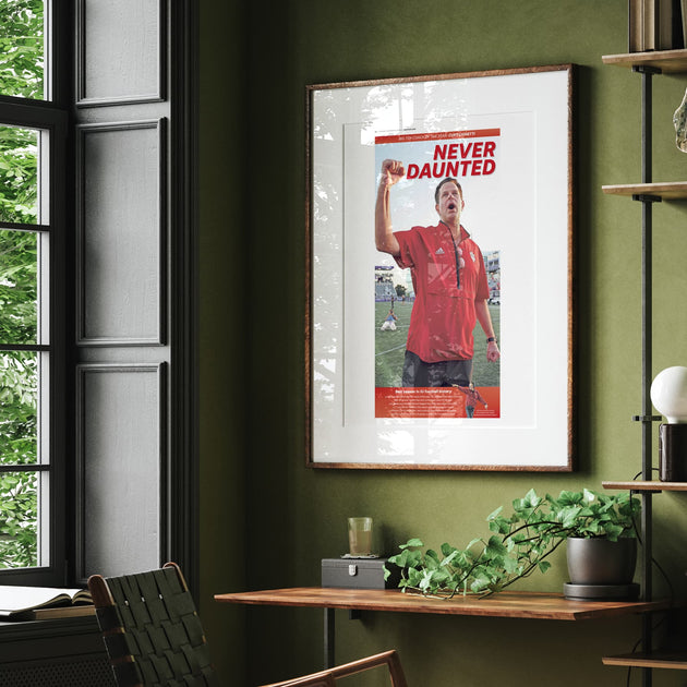 IU Coach Curt Cignetti Coach of the Year Front Page Wall Art – Pediment ...