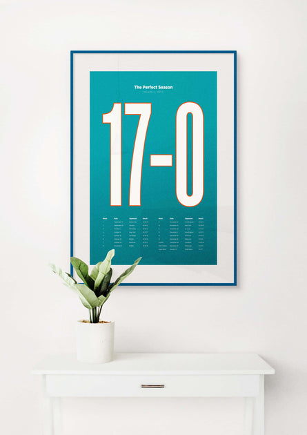 Miami Dolphins 1972 Perfect Season Wall Art – Pediment Publishing