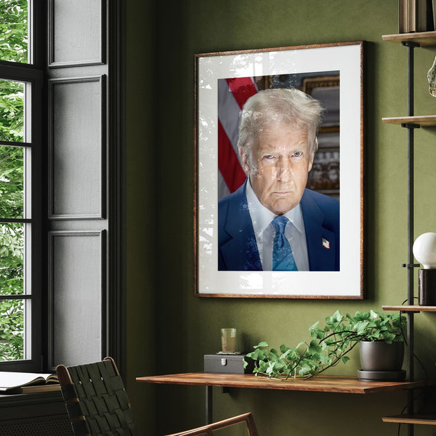 President Donald Trump White House Portrait Wall Art – Pediment Publishing