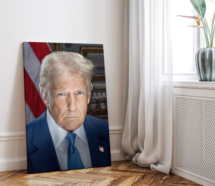 President Donald Trump White House Portrait Wall Art – Pediment Publishing