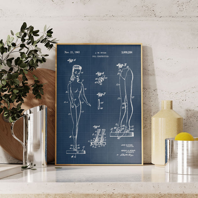 Doll Patent Poster (4 Design Options) – Pediment Publishing