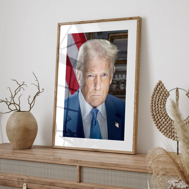 President Donald Trump White House Portrait Wall Art – Pediment Publishing
