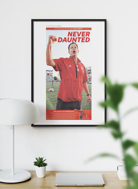 IU Coach Curt Cignetti Coach of the Year Front Page Wall Art – Pediment ...