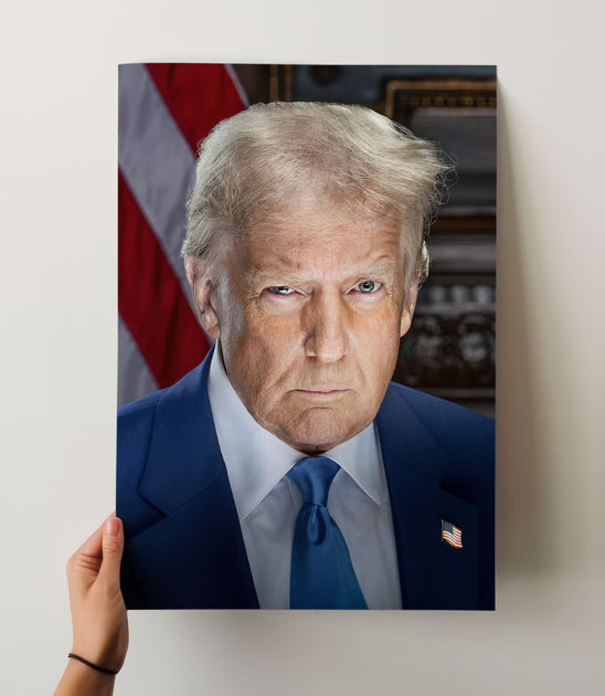 President Donald Trump White House Portrait Wall Art – Pediment Publishing