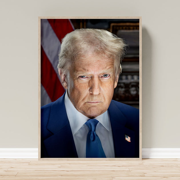 President Donald Trump White House Portrait Wall Art – Pediment Publishing