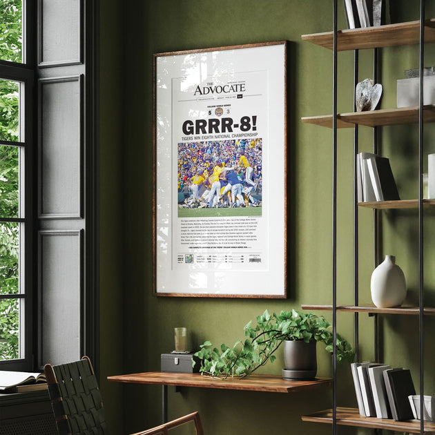 GRRR-8! LSU 2025 College World Series Champs Front Page – Pediment ...