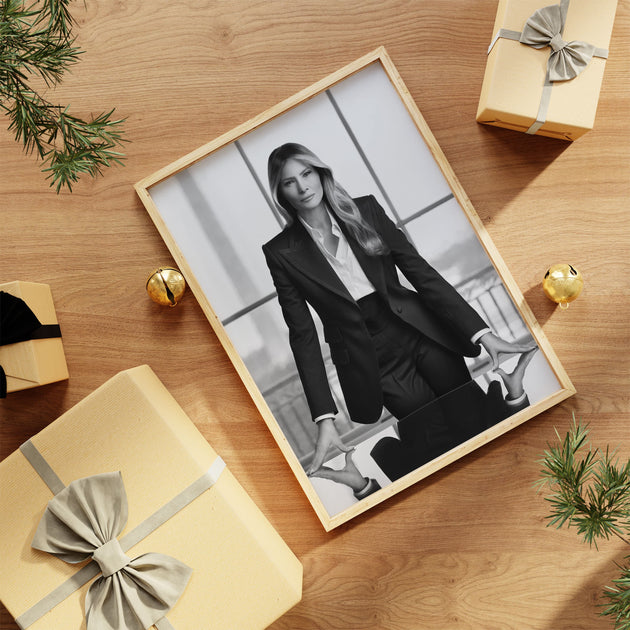 First Lady Melania Trump Portrait Wall Art – Pediment Publishing