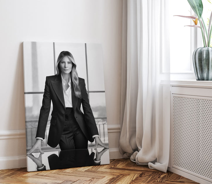 First Lady Melania Trump Portrait Wall Art – Pediment Publishing