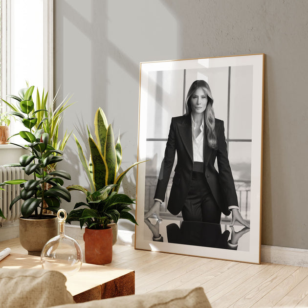 First Lady Melania Trump Portrait Wall Art – Pediment Publishing