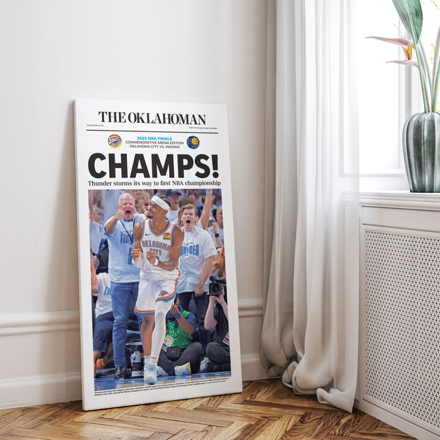 OKC Thunder CHAMPS! Front Page – Pediment Publishing