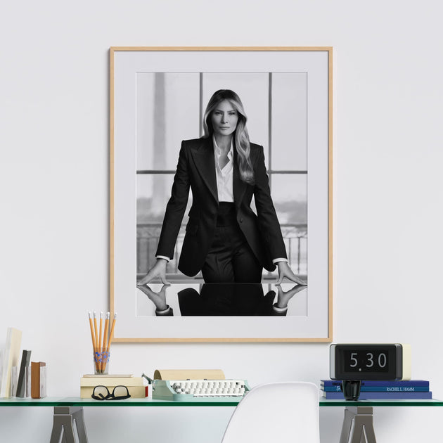 First Lady Melania Trump Portrait Wall Art – Pediment Publishing
