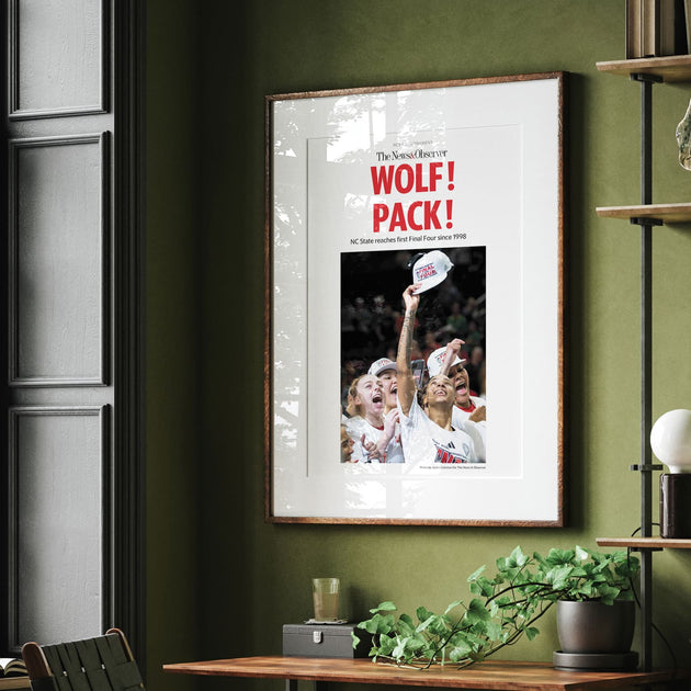 News & Observer's NC State Women's Basketball Wolf Pack Front Page Wal ...