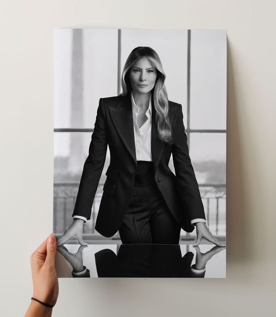 First Lady Melania Trump Portrait Wall Art – Pediment Publishing