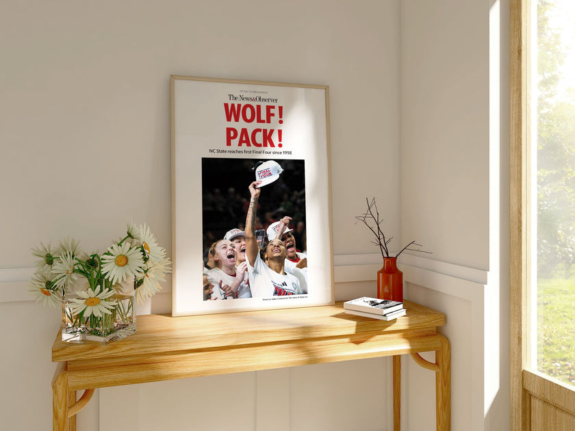 News & Observer's NC State Women's Basketball Wolf Pack Front Page Wal ...