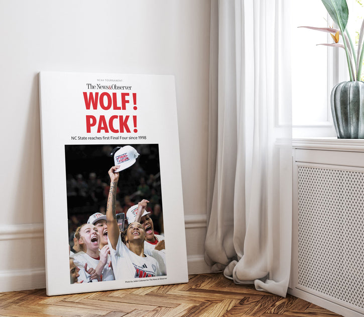 News & Observer's NC State Women's Basketball Wolf Pack Front Page Wal ...
