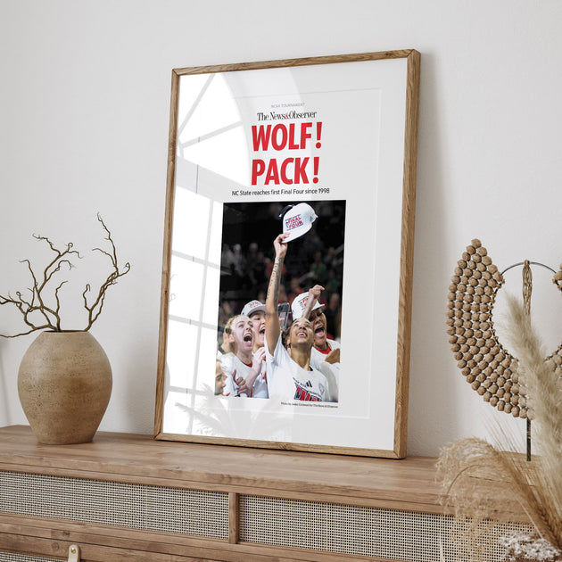 News & Observer's NC State Women's Basketball Wolf Pack Front Page Wal ...