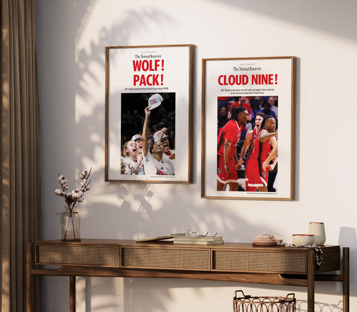 News & Observer's NC State Women's Basketball Wolf Pack Front Page Wal ...