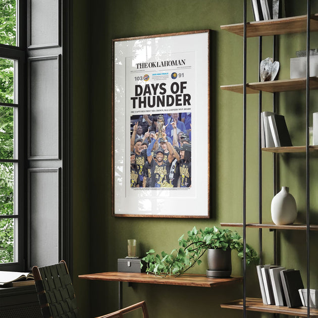 OKC Thunder Days of Thunder Front Page – Pediment Publishing