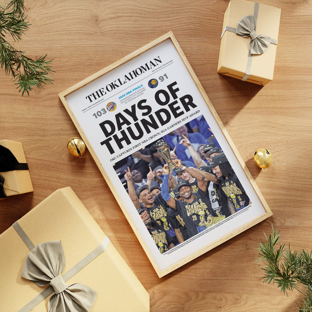 OKC Thunder Days of Thunder Front Page – Pediment Publishing