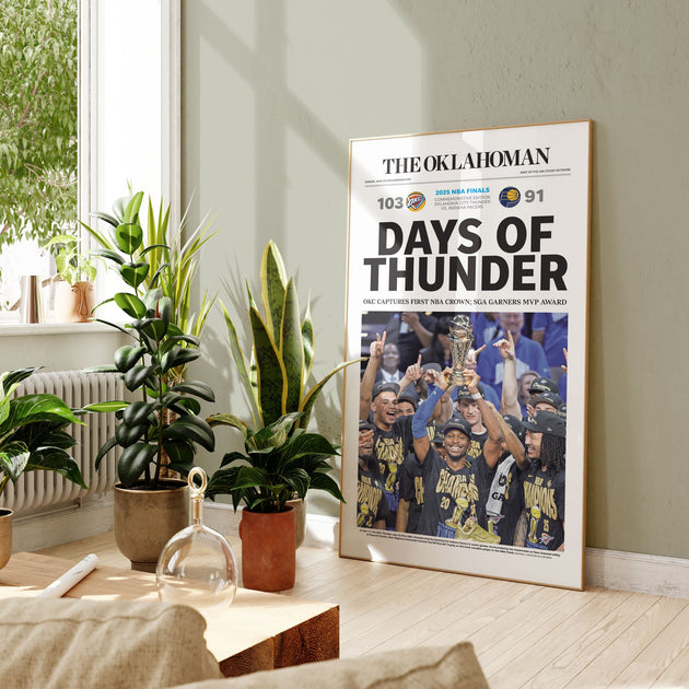 OKC Thunder Days of Thunder Front Page – Pediment Publishing