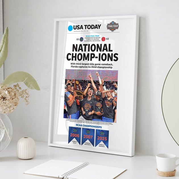 Florida Gators National Chomp-ions USA TODAY Front Page – Pediment ...