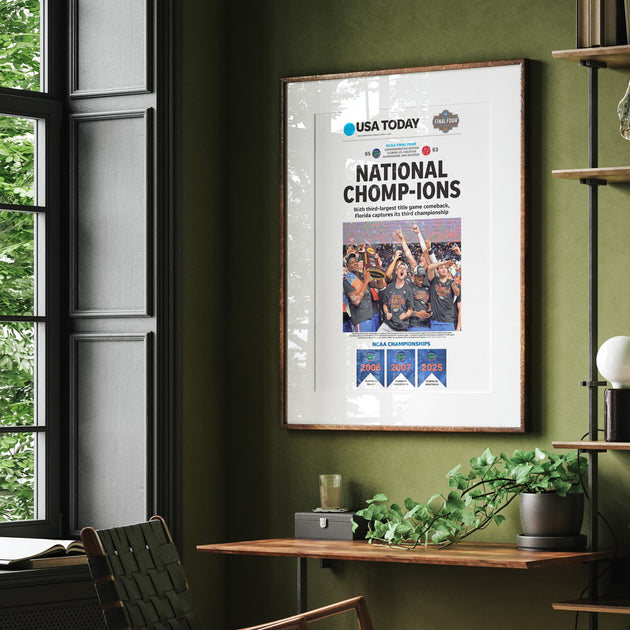 Florida Gators National Chomp-ions USA TODAY Front Page – Pediment ...