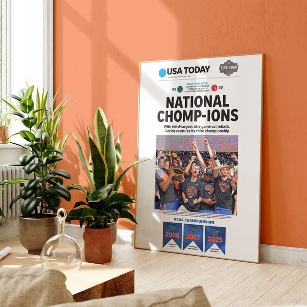 Florida Gators National Chomp-ions USA TODAY Front Page – Pediment ...