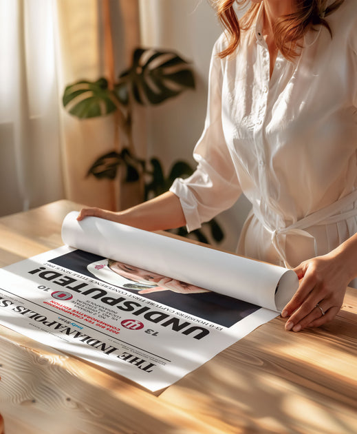 Indiana Football Undisputed 2025 Big Ten Champs Front Page Wall Art ...