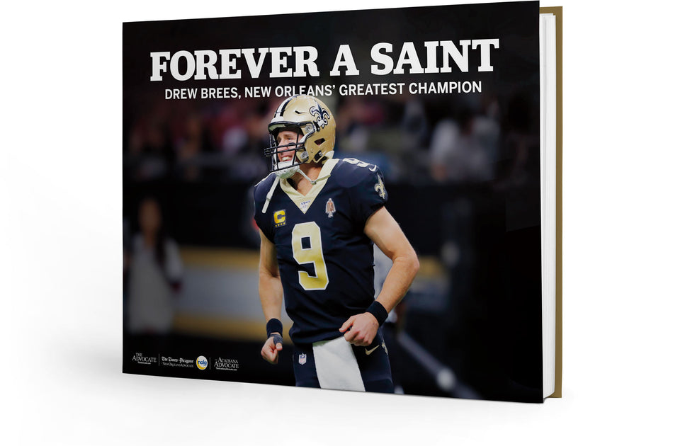 Drew Brees' Remarkable Career in a Hardcover Collector's Book ...