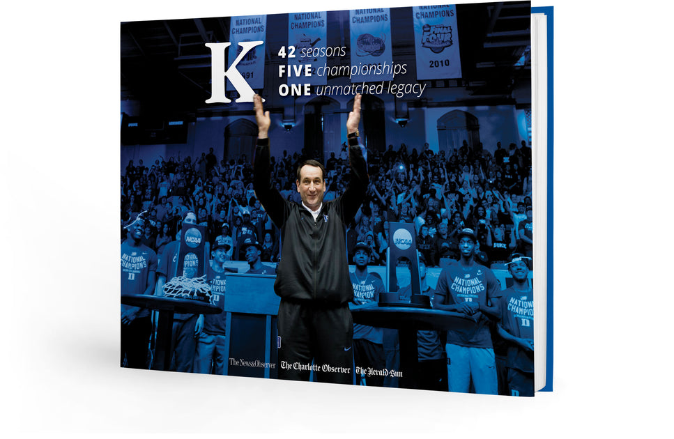 Duke Coach K's Career in a Hardcover Coffee-Table Book – Pediment ...