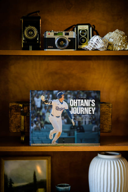 Shohei Ohtani Hardcover Book: Record-Breaking Debut Dodgers Season ...
