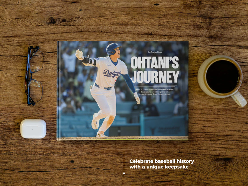 Shohei Ohtani Hardcover Book: Record-Breaking Debut Dodgers Season ...