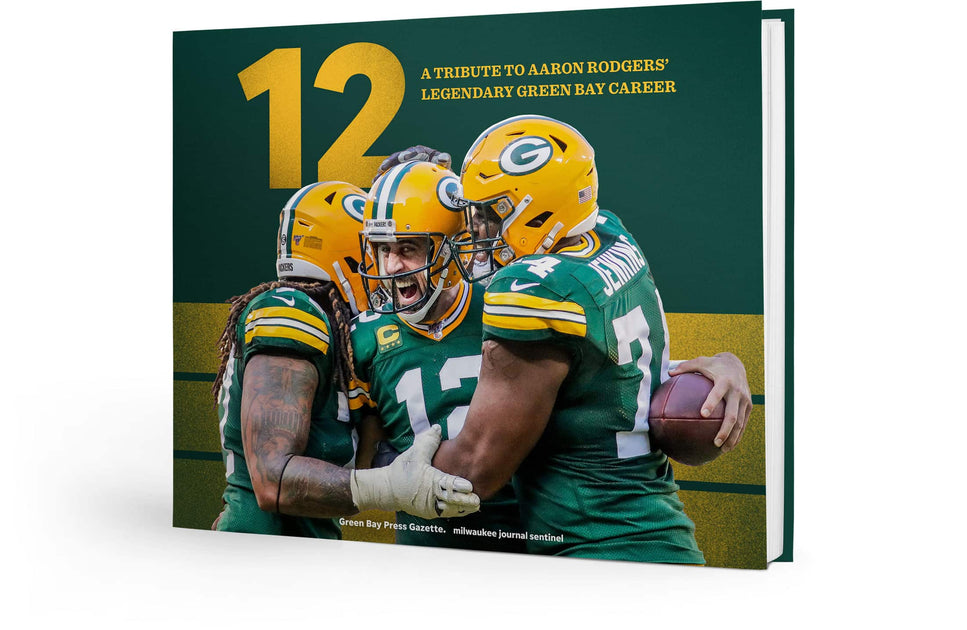 12: Aaron Rodgers' Legendary Green Bay Packers Career - Hardcover Book ...