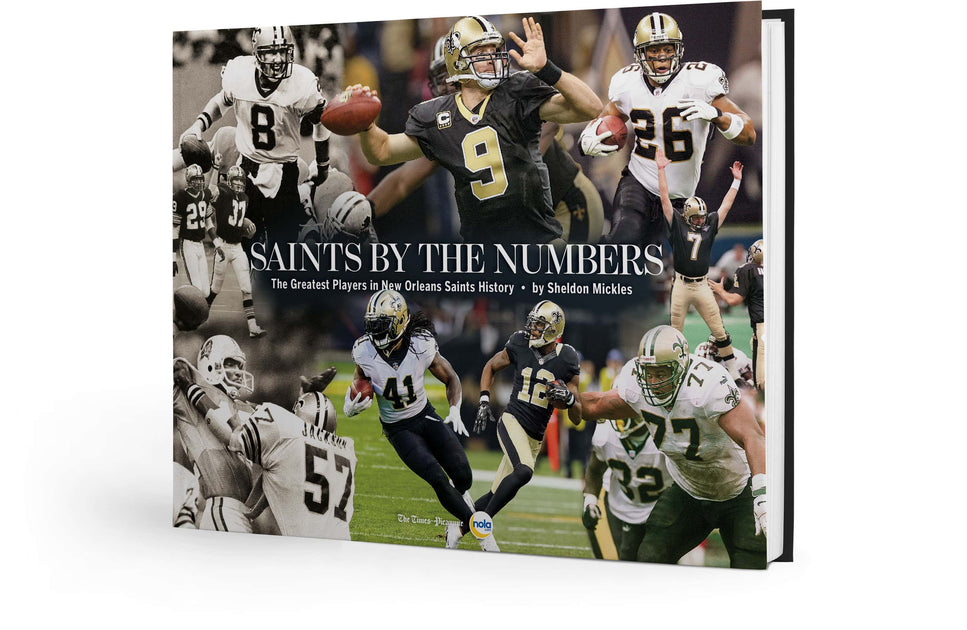 New Orleans Saints by the Numbers Pictorial History Hardcover Book ...