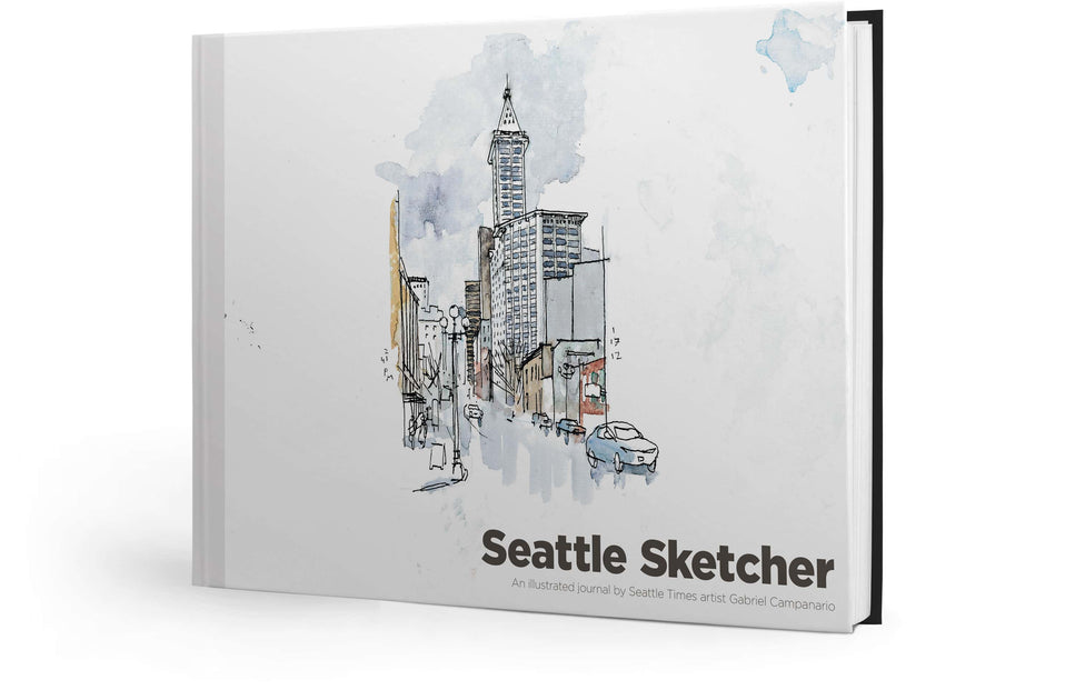 Seattle Sketcher Book by Seattle Times Artist Gabriel Campanario ...