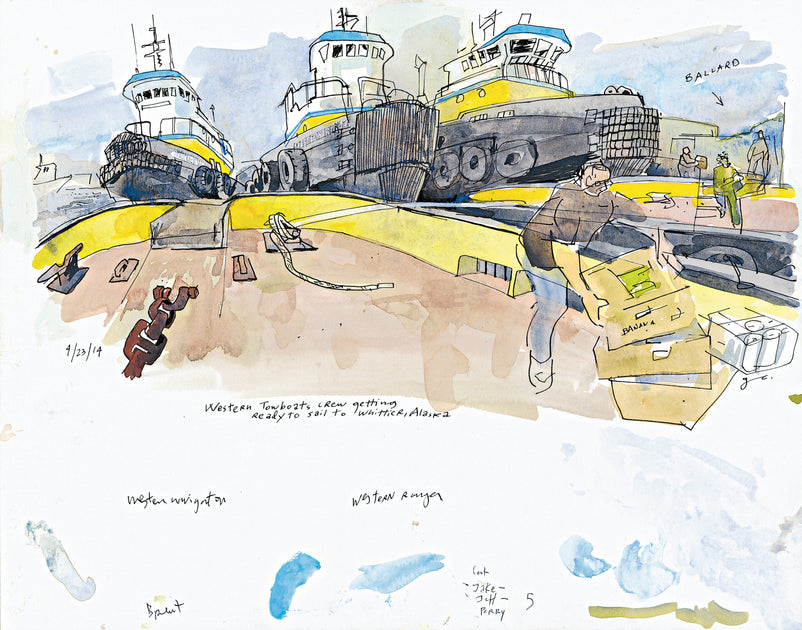 Seattle Sketcher Book by Seattle Times Artist Gabriel Campanario ...