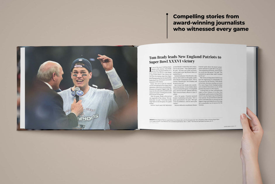 Greatness: Tom Brady's Legendary Career - Hardcover Coffee-Table Book ...