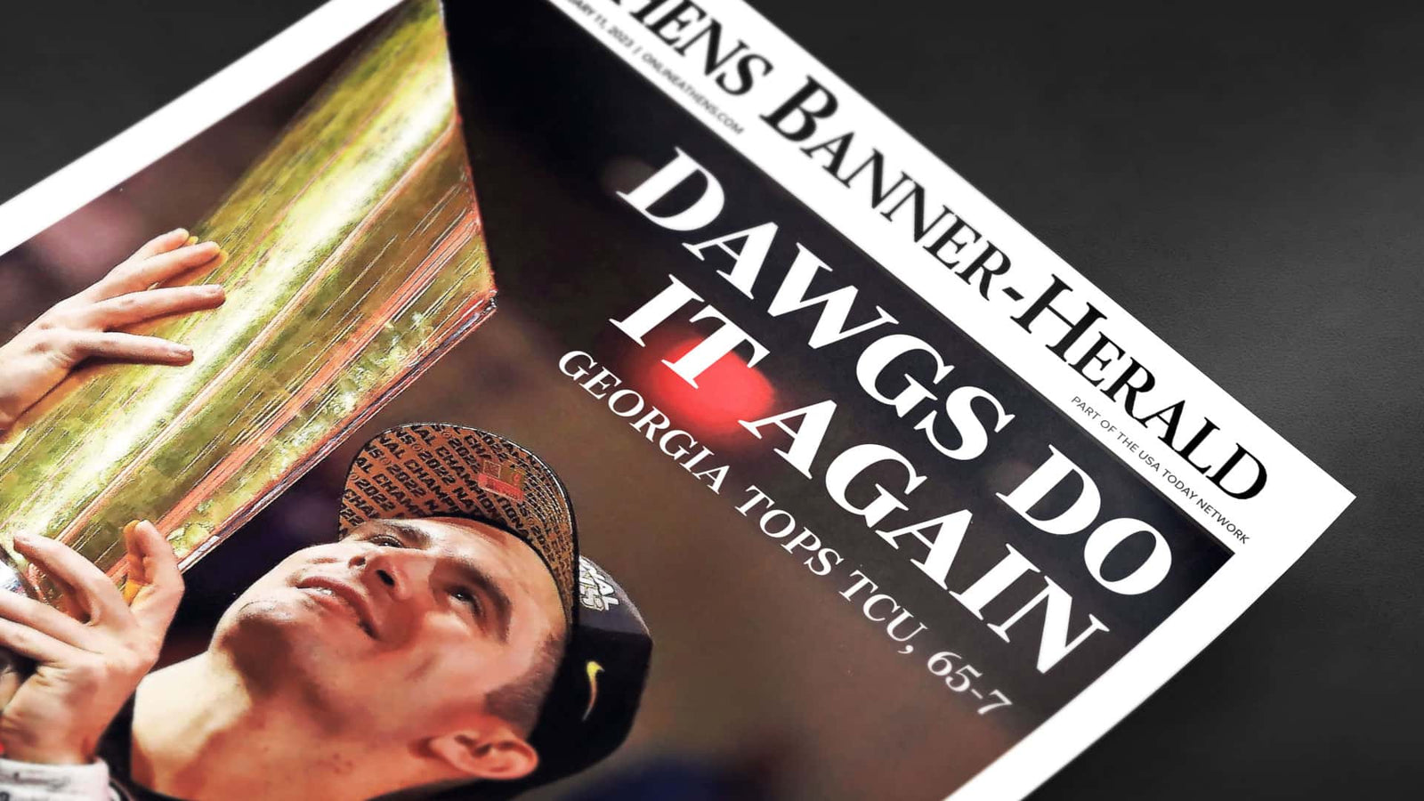 Dawgs Do It Again Front Page Poster – Pediment Publishing