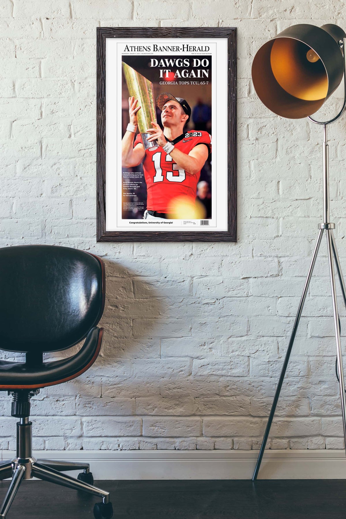 Dawgs Do It Again Front Page Poster – Pediment Publishing